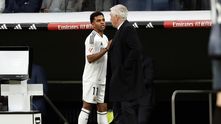 Ancelotti explains the reason why Rodrygo stayed on bench in El Clasico ...