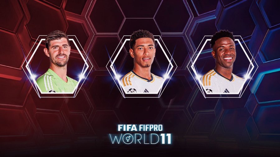 Courtois, Bellingham and Vinicius named in 2023 FIFA FIFPro World11 ...