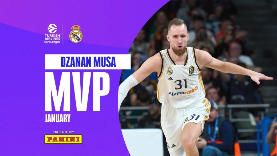 Dzanan Musa named Euroleague January MVP | Madridistanews.com