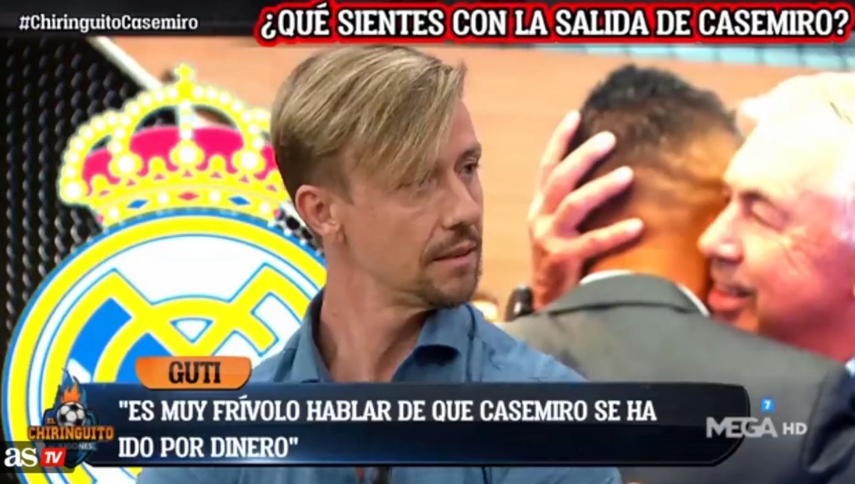 Guti explodes in defense of Casemiro: "It bothers me that they say he ...
