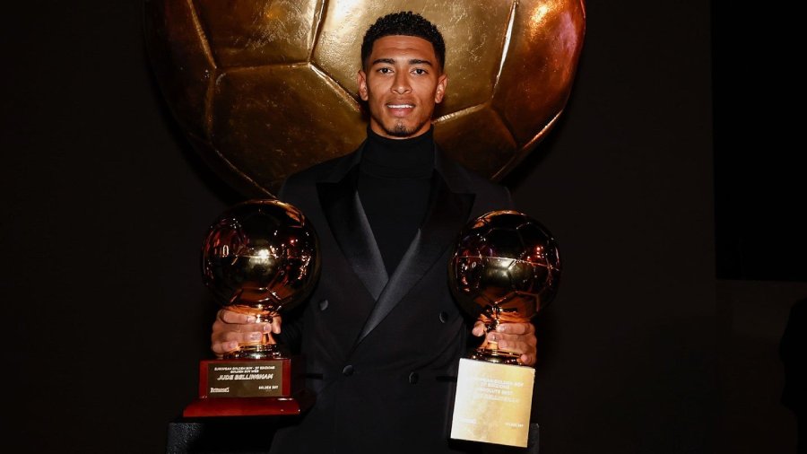 Bellingham receives the Golden Boy and Golden Boy Web Awards 2023 ...
