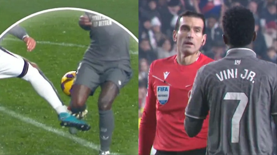 Munuera a Vinicius tras no pitar penalti en Vallecas: "Puede que me ...