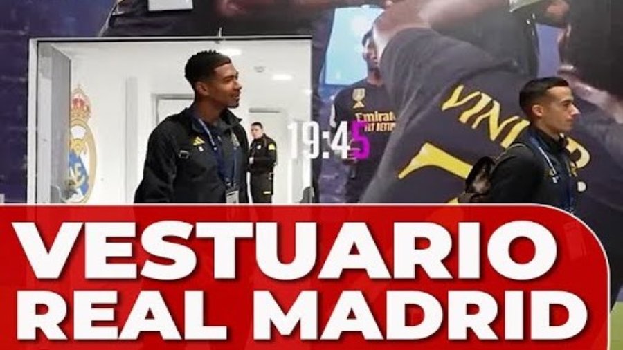 Nuevo detalle del vestuario del Real Madrid que impresionó a Bellingham ...