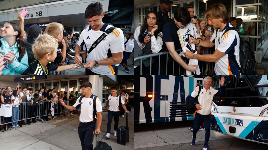 This was Real Madrid's arrival in Chicago | Madridistanews.com