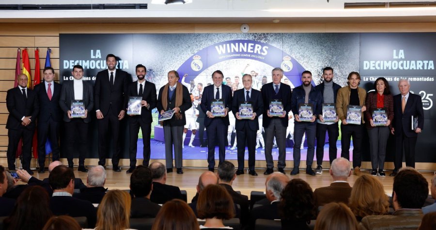 Real Madrid Foundation presents the book "La Decimocuarta. The ...