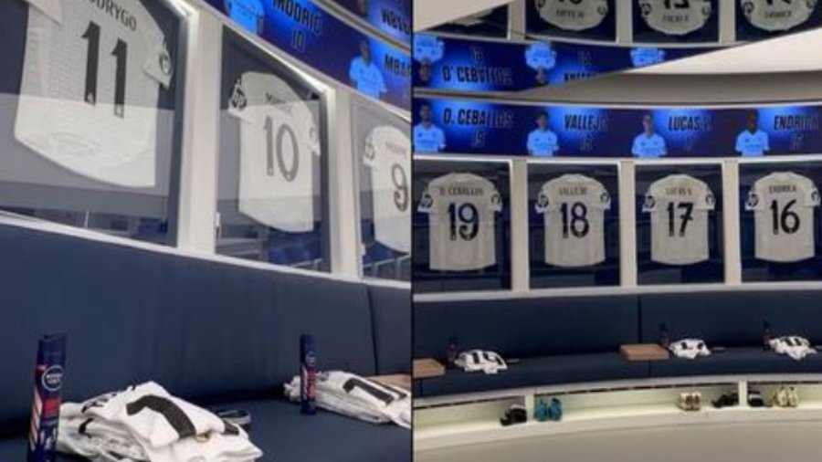 Real Madrid unveil the modernized locker room at Santiago Bernabeu ...