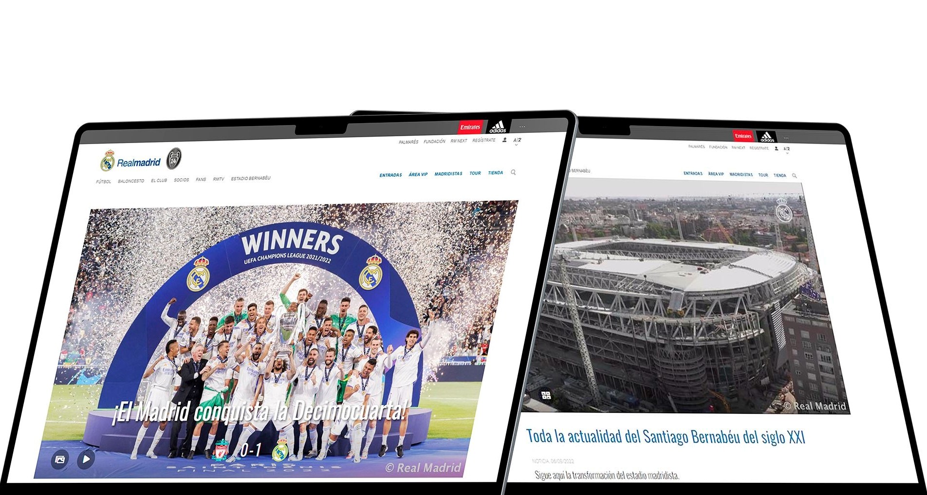 Realmadrid.com, the most visited football club website for sixth ...
