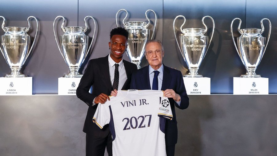 Vinicius Jr extends his Real Madrid contract until 2027 ...